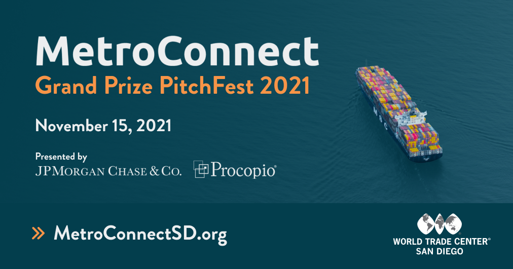MetroConnect V Grand Prize PitchFest 2021 - San Diego Regional EDC