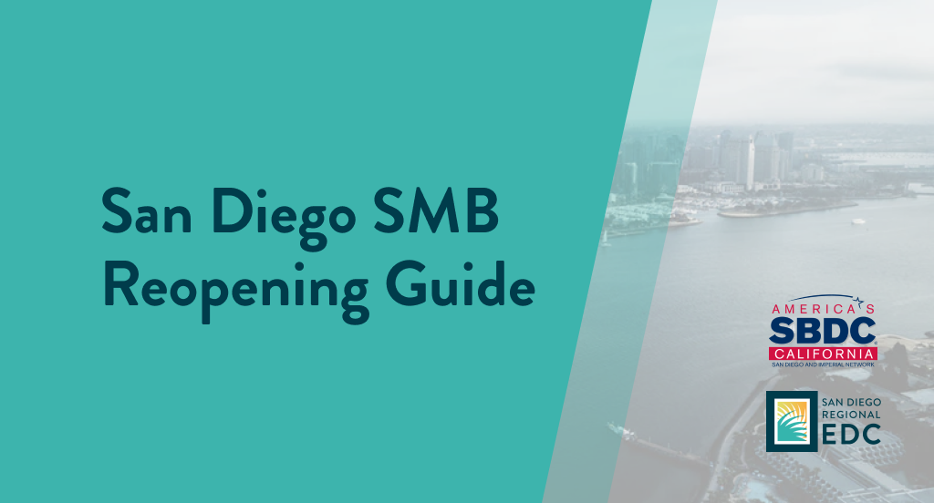 Reopening San Diego's small businesses [free guides] - San Diego ...