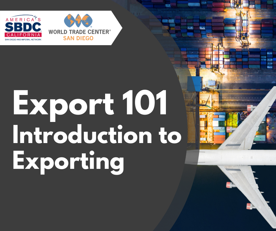 Export 101 Workshop - San Diego Regional EDC