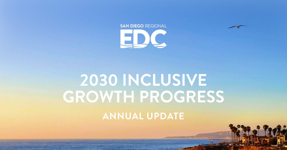 EDC report: Annual Inclusive Growth Progress - San Diego Regional EDC